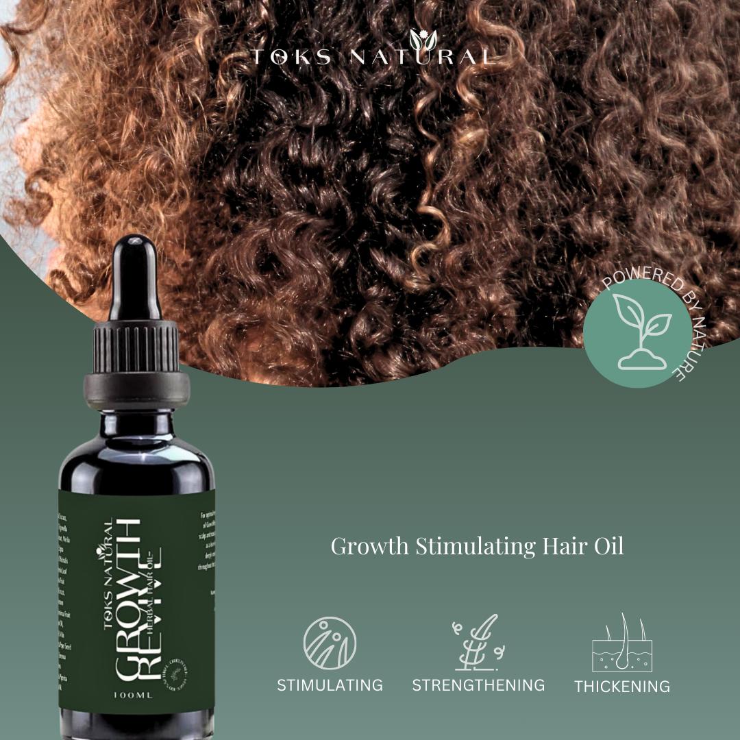 Growth Revive Herbal Beard & Hair Growth Oil | Boosts Hair Growth ...